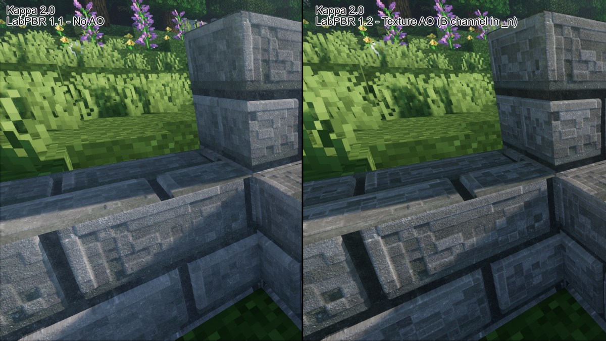 Dev news : into LabPBR 1.2 and AO – HardTop Vanillaccurate