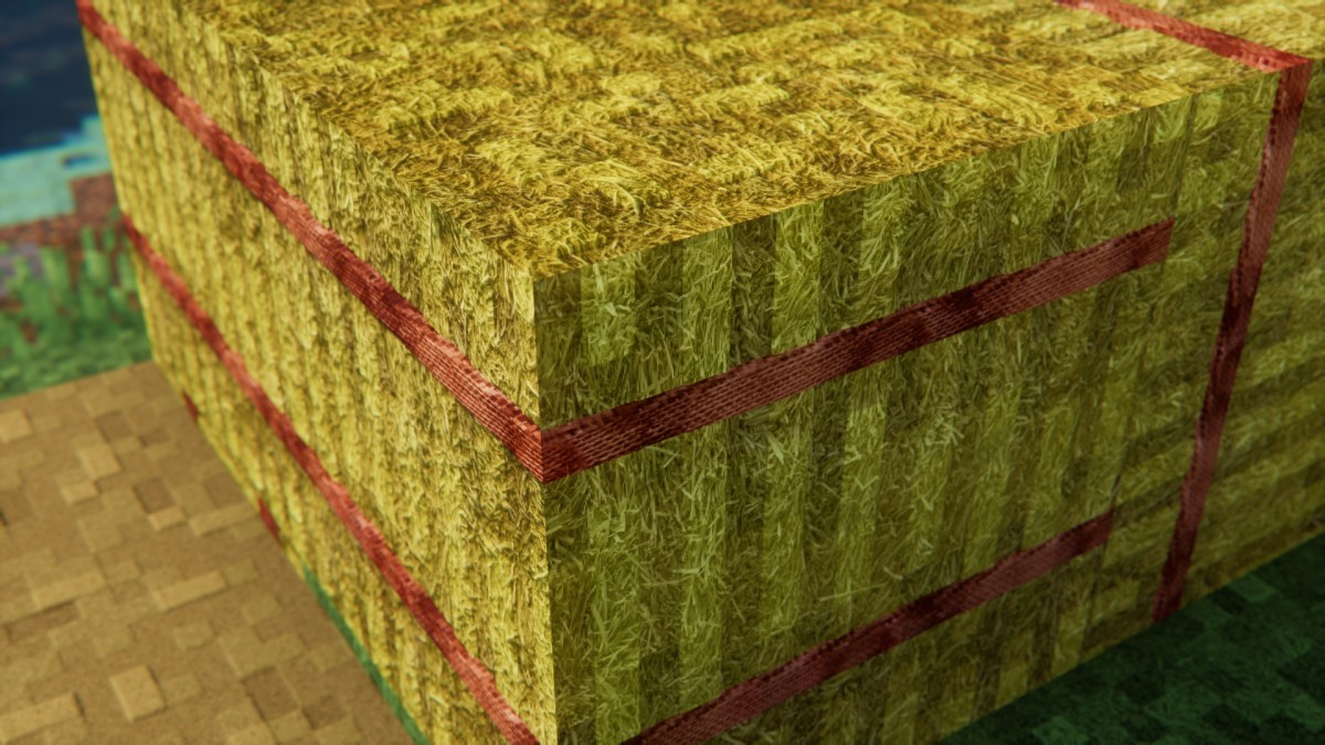 Dev news : improved hay blocks – HardTop Vanillaccurate